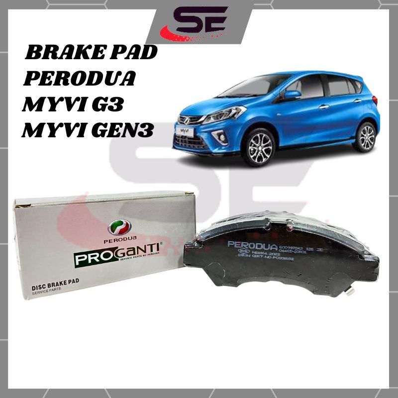 PERODUA Brake Pad New Myvi 1.3 1.5cc Myvi G3 Gen3 Myvi D20N MG3 Disc ...