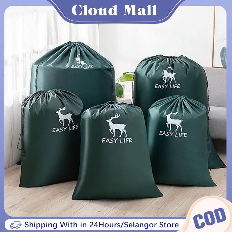 Drawstring Storage Bag Two-Way Drawstring Pocket Extra Large Quilt Dust ...