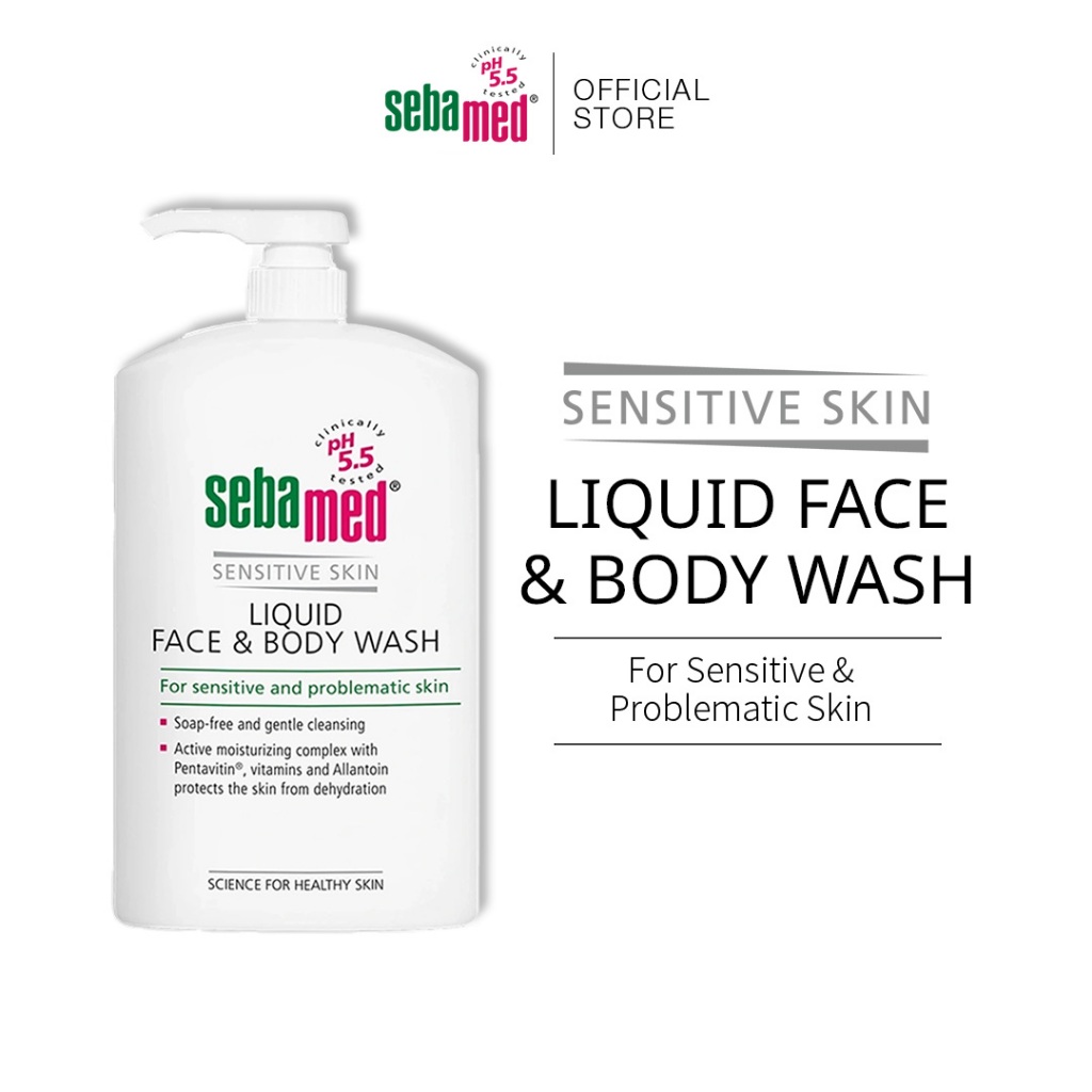 sebamed Sensitive Skin Liquid Face & Body Wash | Shopee Malaysia