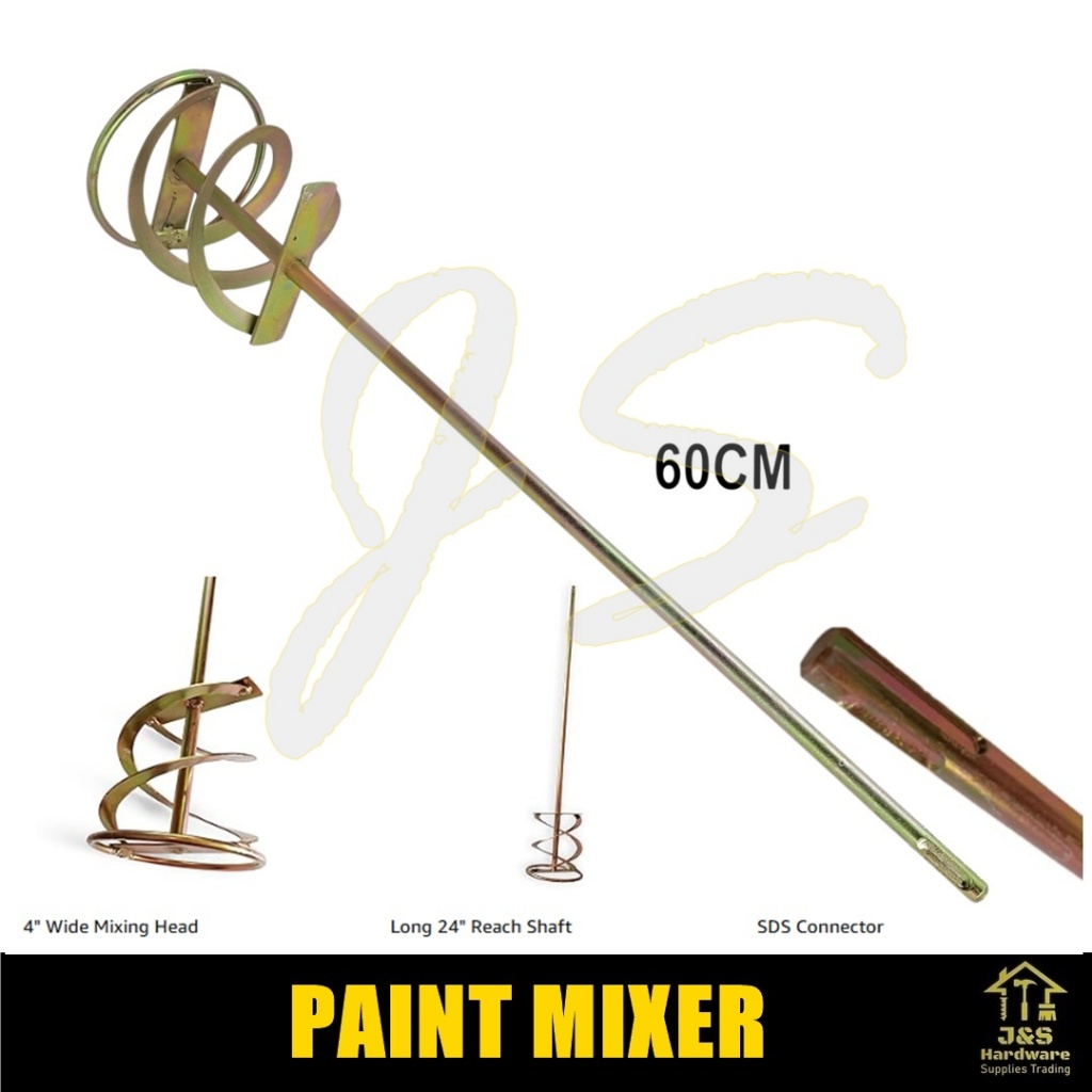 60cm SDS Paint Mixer. Spiral Paint Mixer. RB Plated Paint Mixer ...