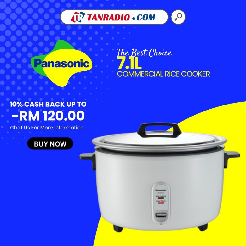 PANASONIC COMMERCIAL ELECTRIC RICE COOKER 7.2L | Shopee Malaysia