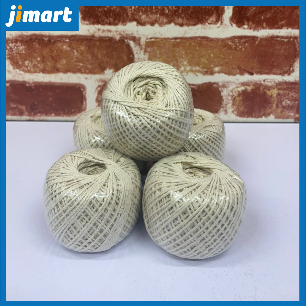 Jimart Wire Rope Natural Sack White Color 1 Roll Sack String 100g ...