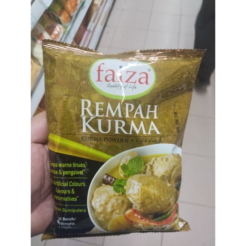 Serbuk Rempah Kurma Faiza 220 gram | Shopee Malaysia