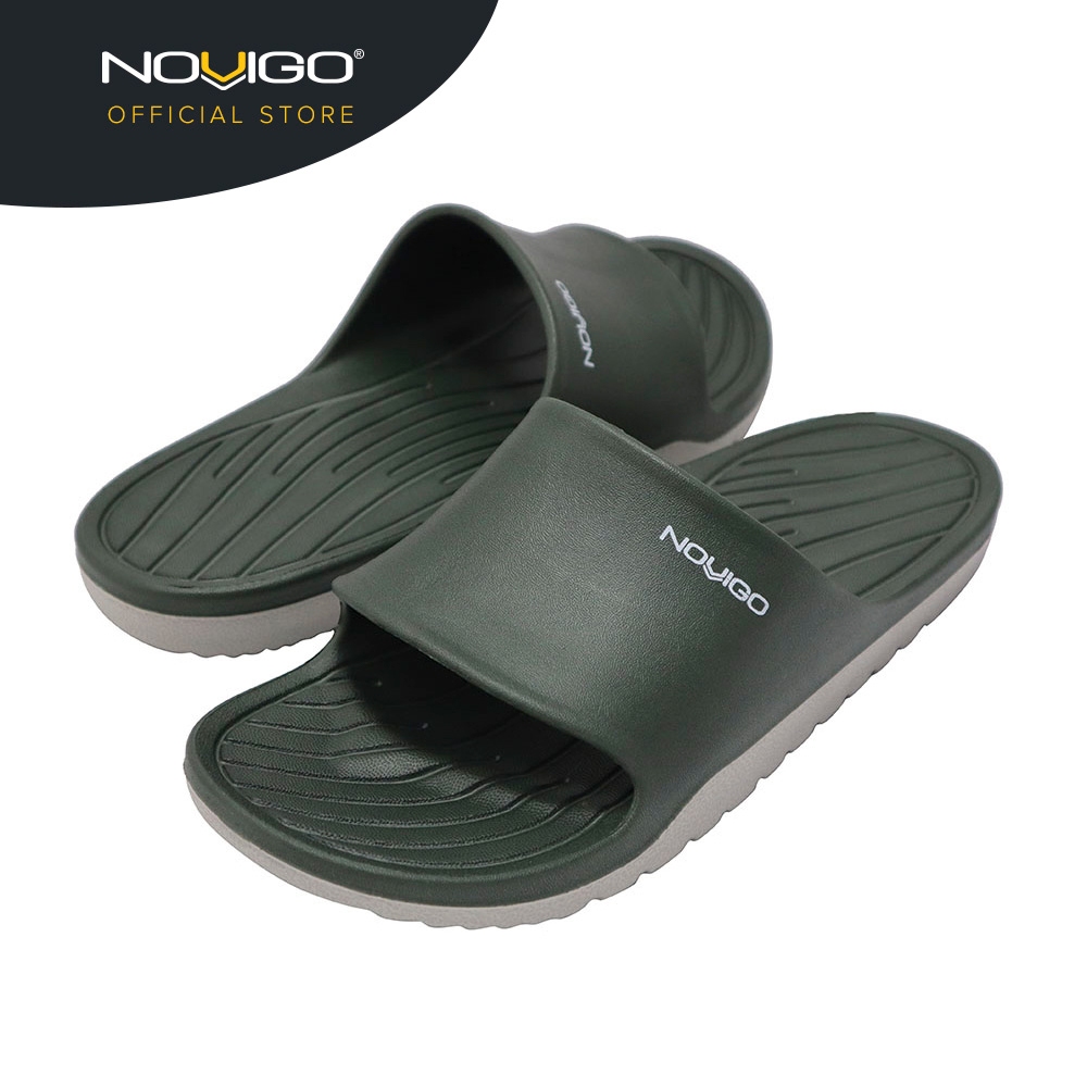 Novigo® Toro Dual Density Unisex EVA Sandal (Basil Green/Rhino Gray ...
