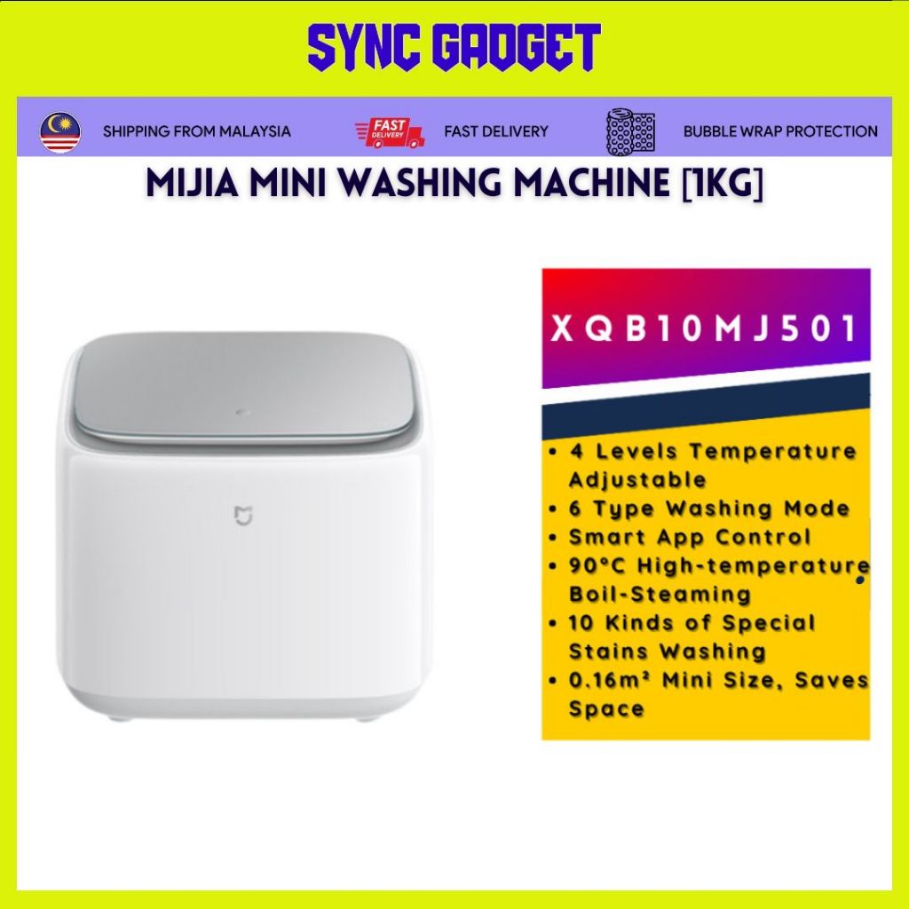 Xiaomi Mi Washing Machine Mini (1KG) with Integrated Dryer [10 Washing ...