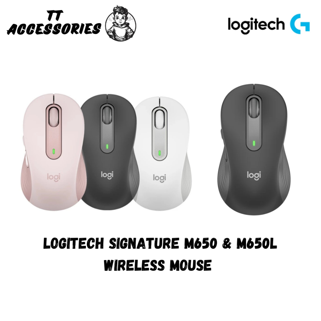 Logitech Signature M650 / M650 L Wireless Mouse | Shopee Malaysia