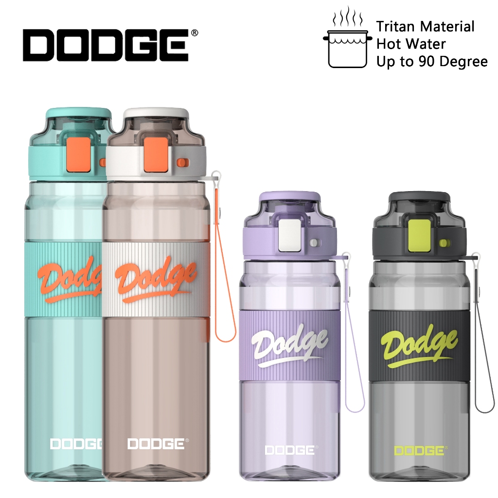 DODGE Leisure Sport Style Leakproof Tritan BPA-Free Water Bottle C/W Side Strap (670ml/850ml ...