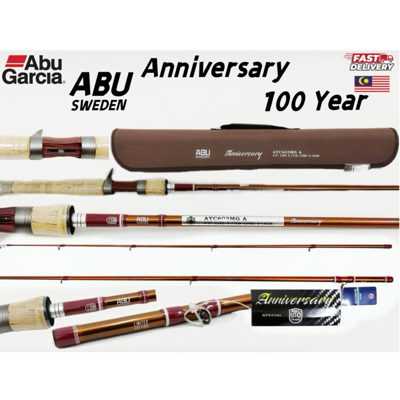 Abu Sweden Anniversary 100 Year (Limited Edition) Casting Rod 6.0ft Abu ...