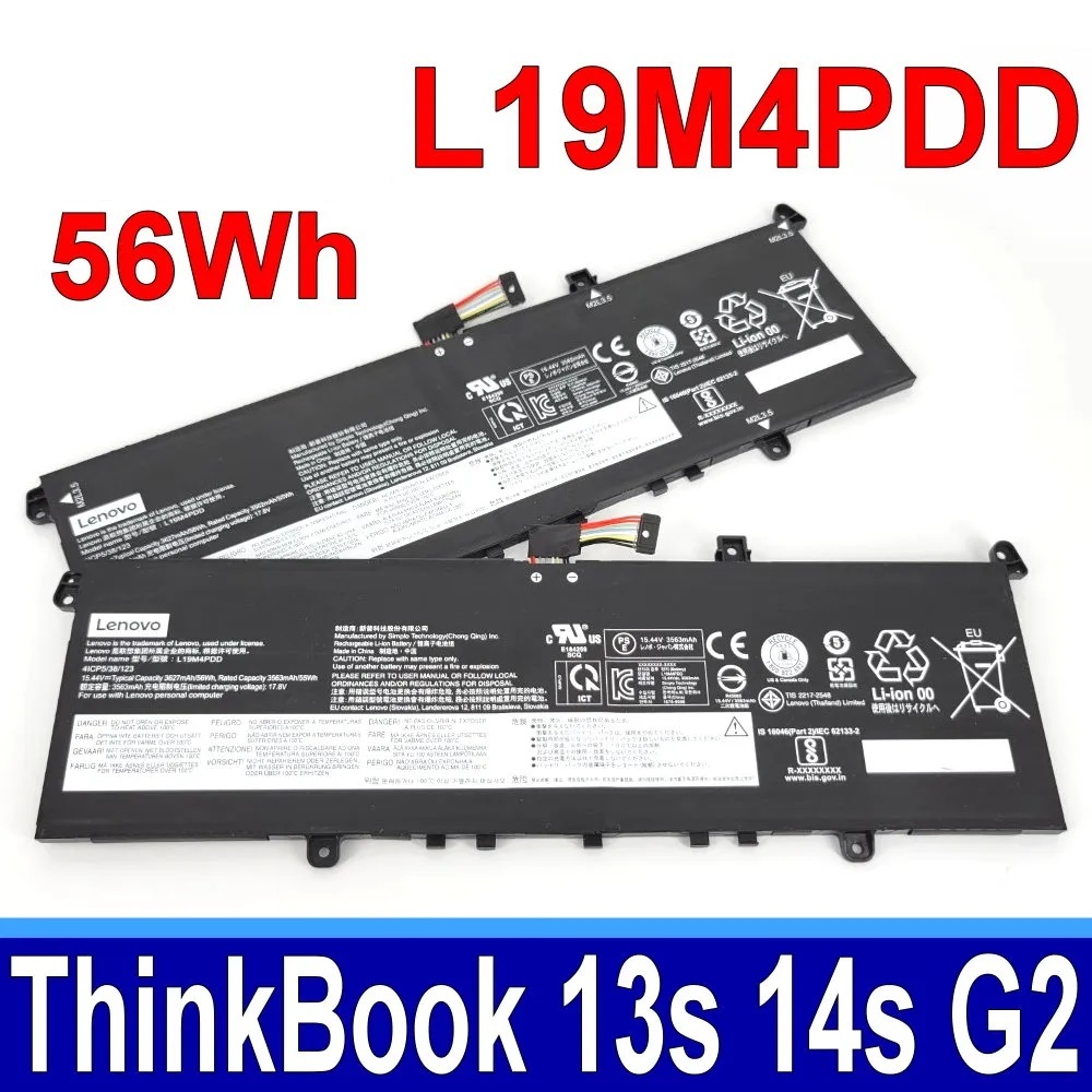 ORIGINAL LENOVO L19C4PDD THINKBOOK 13S G2 ITL G3 ACN 14S G2 ITL 20VA ...