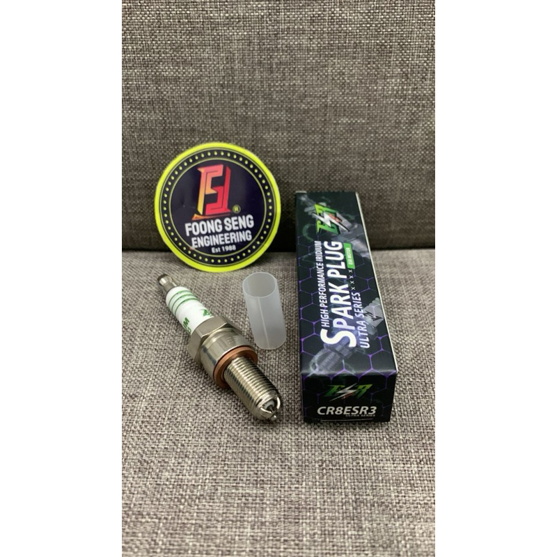 ESR RACING PLUG IRIDIUM EX5 LC LC135 Y15 RXZ Y125Z ZX150 ZXR150 ( READY ...