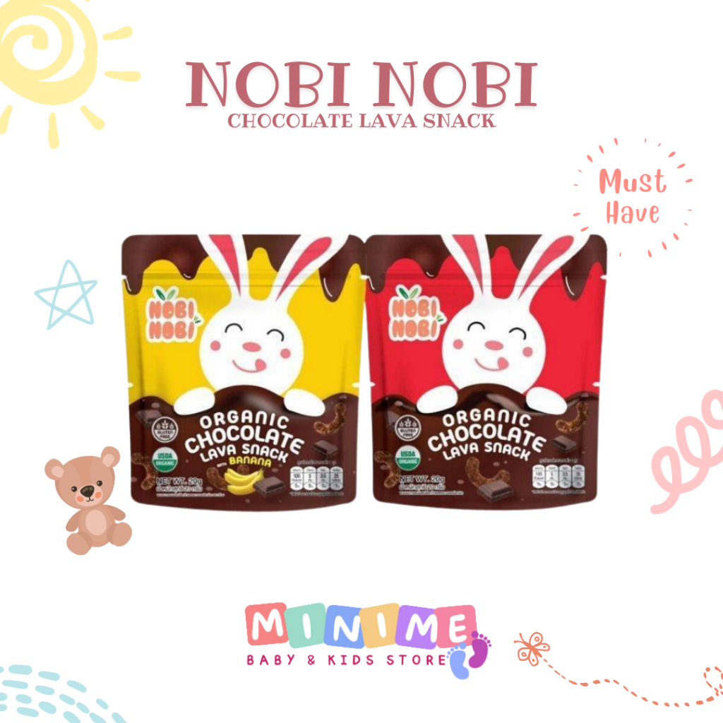 Nobi Nobi Baby Snack Organic Chocolate Lava Snack Baby Food (18m ...