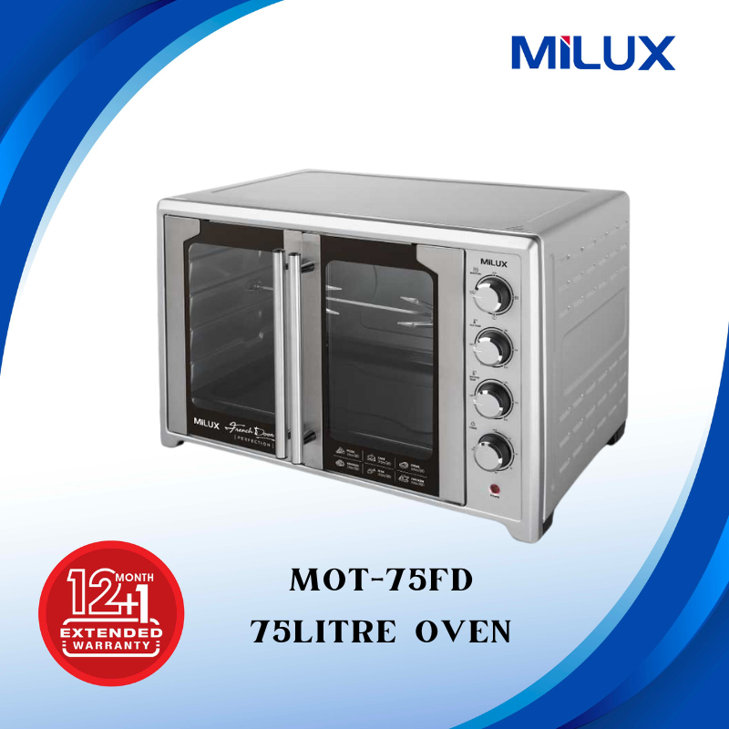 MILUX MOT-75FD 75 LITRE FRENCH DOOR ELECTRIC OVEN KETUHAR ELEKTRIK 烤箱 ...