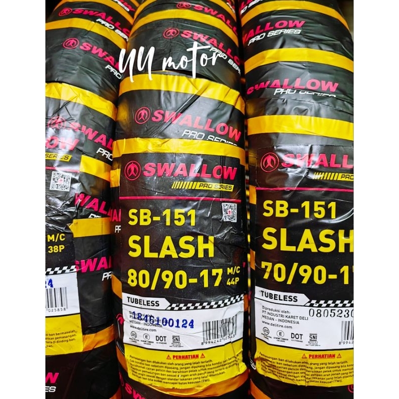 SWALLOW SLASH BUNGA DELI TAYAR SALASH SB-151 TL *70 /90-17 * 80/90-17 ...