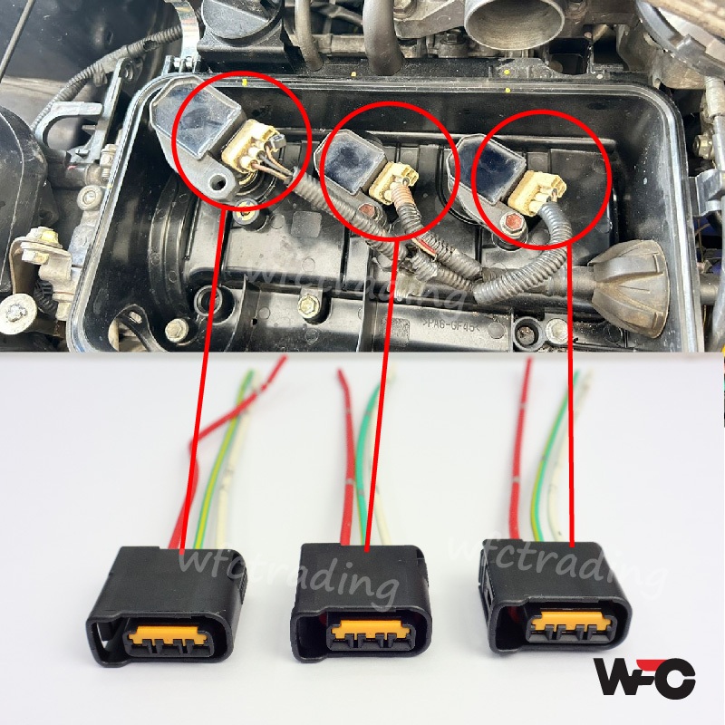 Perodua Viva Plug Coil Socket 3pin Viva Coil Socket 3pin 3pcs | Shopee ...