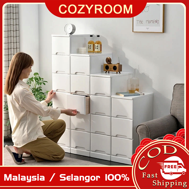 Slim Plastic Drawer 20CM Gap Plastic Drawer Cabinet Bathroom Moving ...