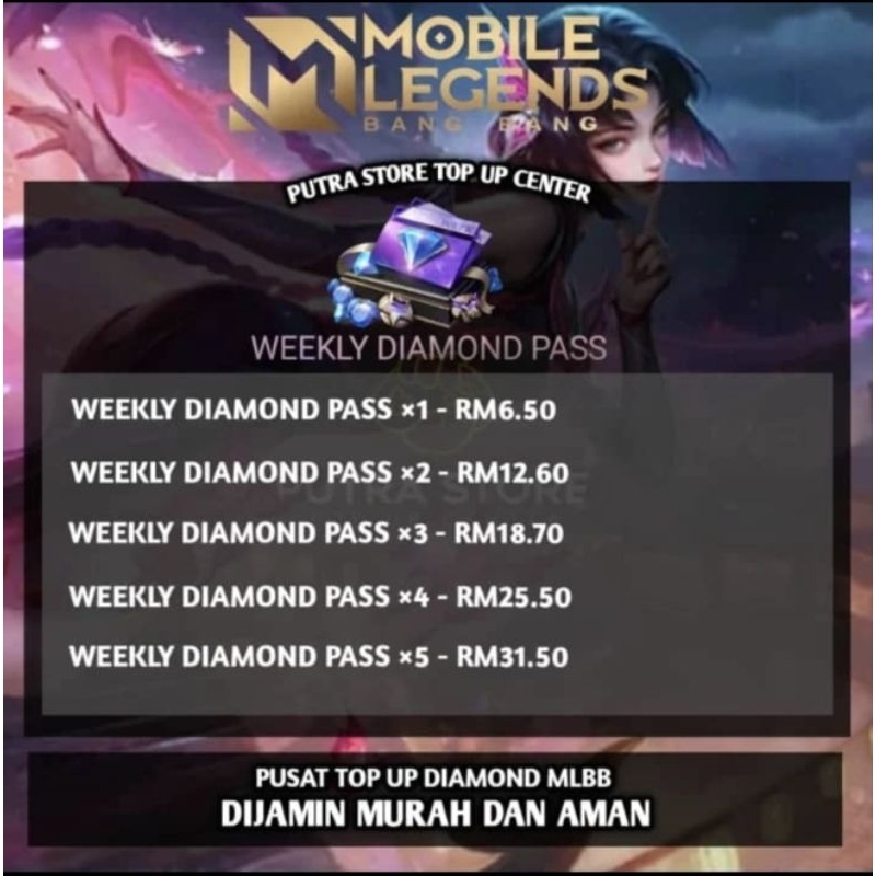 MLBB TOPUP CENTER MURAH DAN SELAMAT | Shopee Malaysia