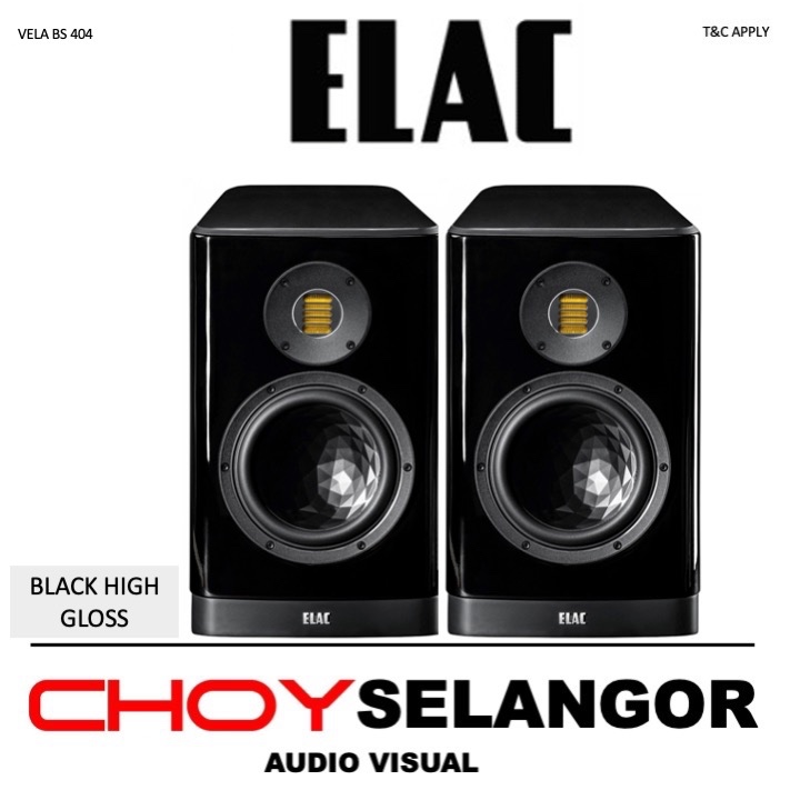 Elac Vela BS404 Bookshelf Speaker Pair | Shopee Malaysia