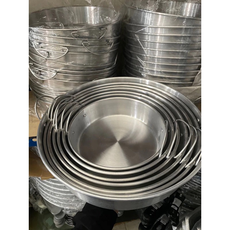 LOYANG KUIH/KEK BULAT BERTANGKAI TEBAL /ALUMINIUM BAKING TIN PAN (18cm ...