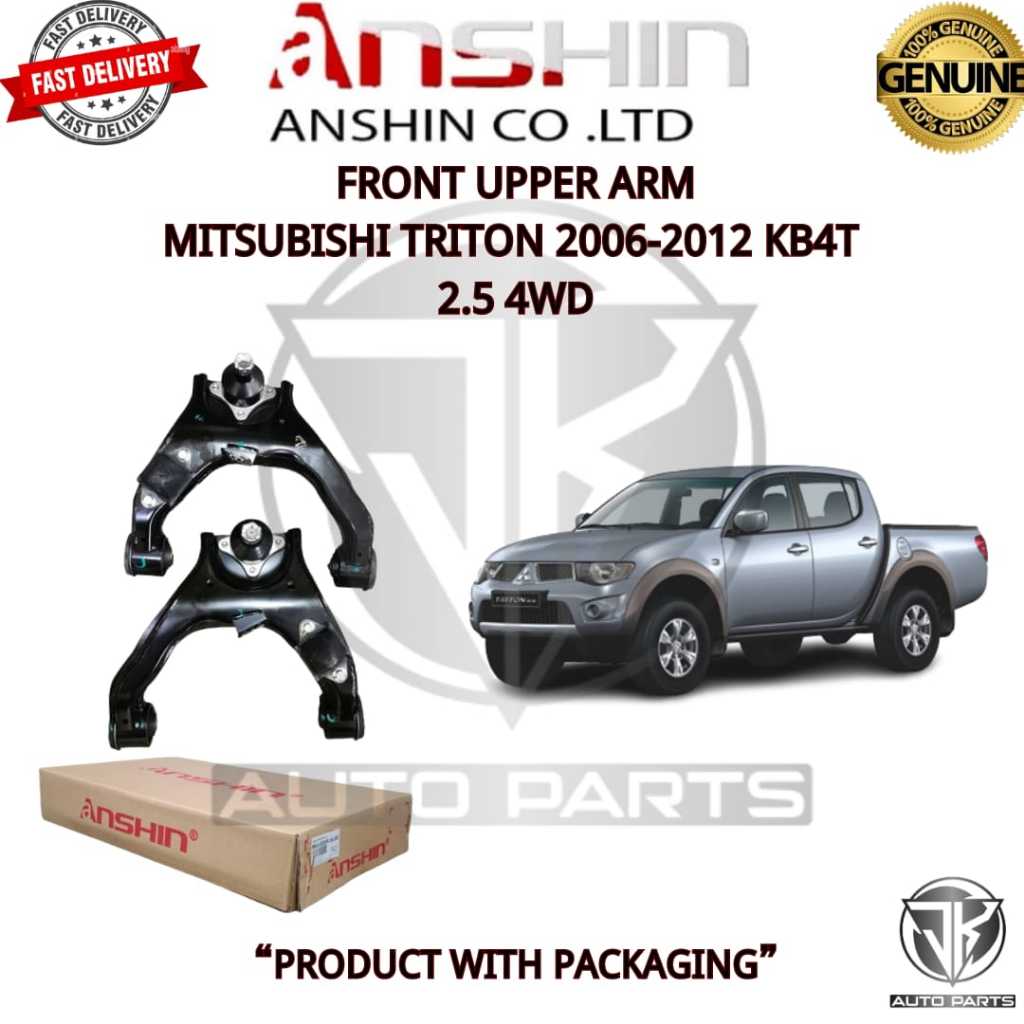 #ANSHIN#JAPAN FRONT UPPER ARM WITH BALL JOINT MITSUBISHI TRITON 2006 ...