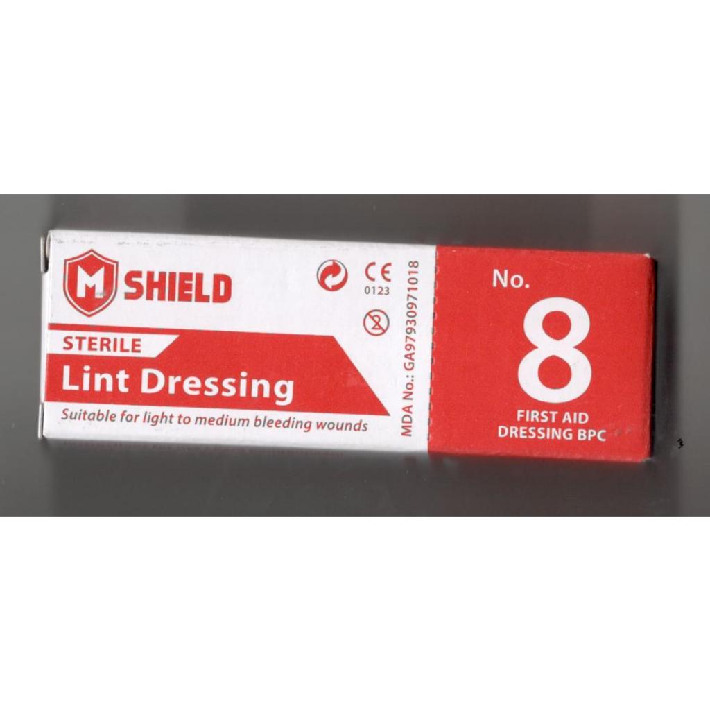 FIRST AID STERILE LINT DRESSING BPC NO. 8 [EXP: 07/2029] | Shopee Malaysia