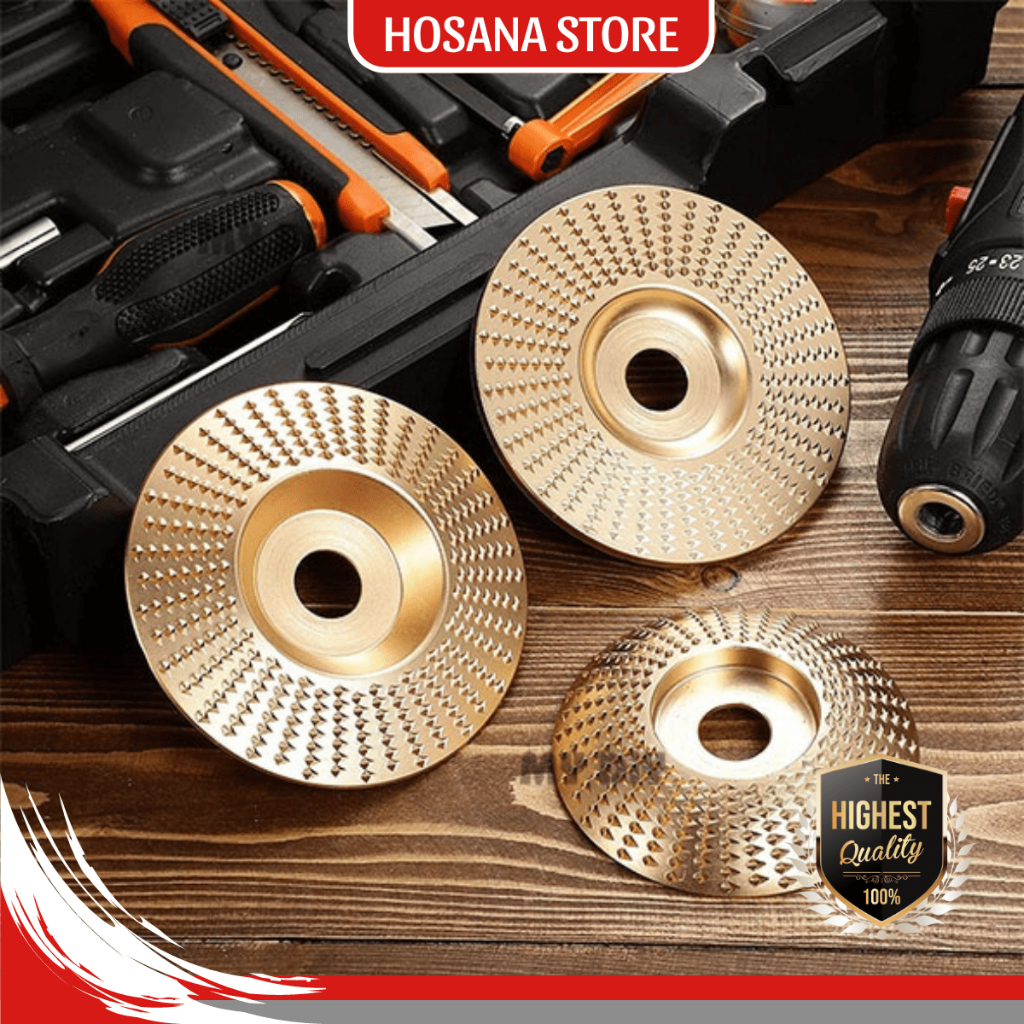 SET 3 GRINDING DISCS 85mm/100mm Woodworking Grinding Wheel Angle ...