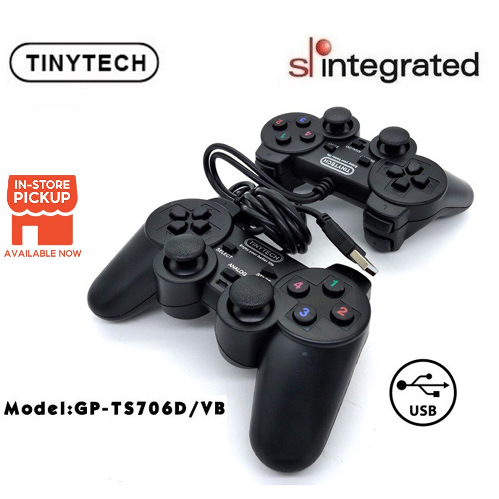 Tinytech GP-TS706D/VB USB DOUBLE GAMEPAD CONTROLLER | Shopee Malaysia