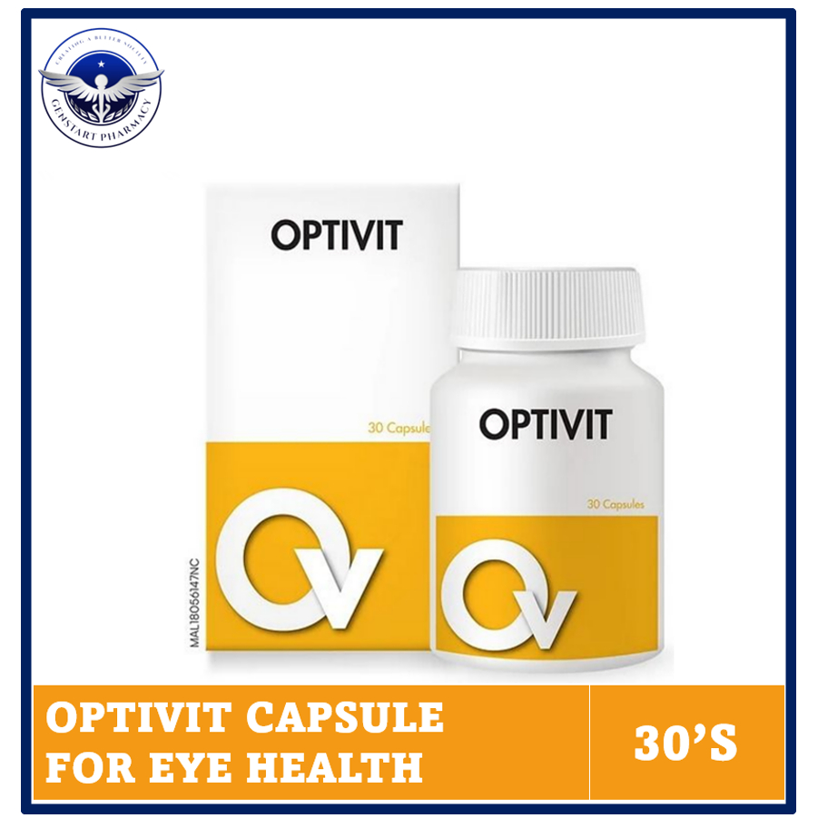 OPTIVIT LUTEIN ZEAXANTHIN PLUS ASTAXANTHIN EYE SUPPLEMENT CAPSULE (30'S ...