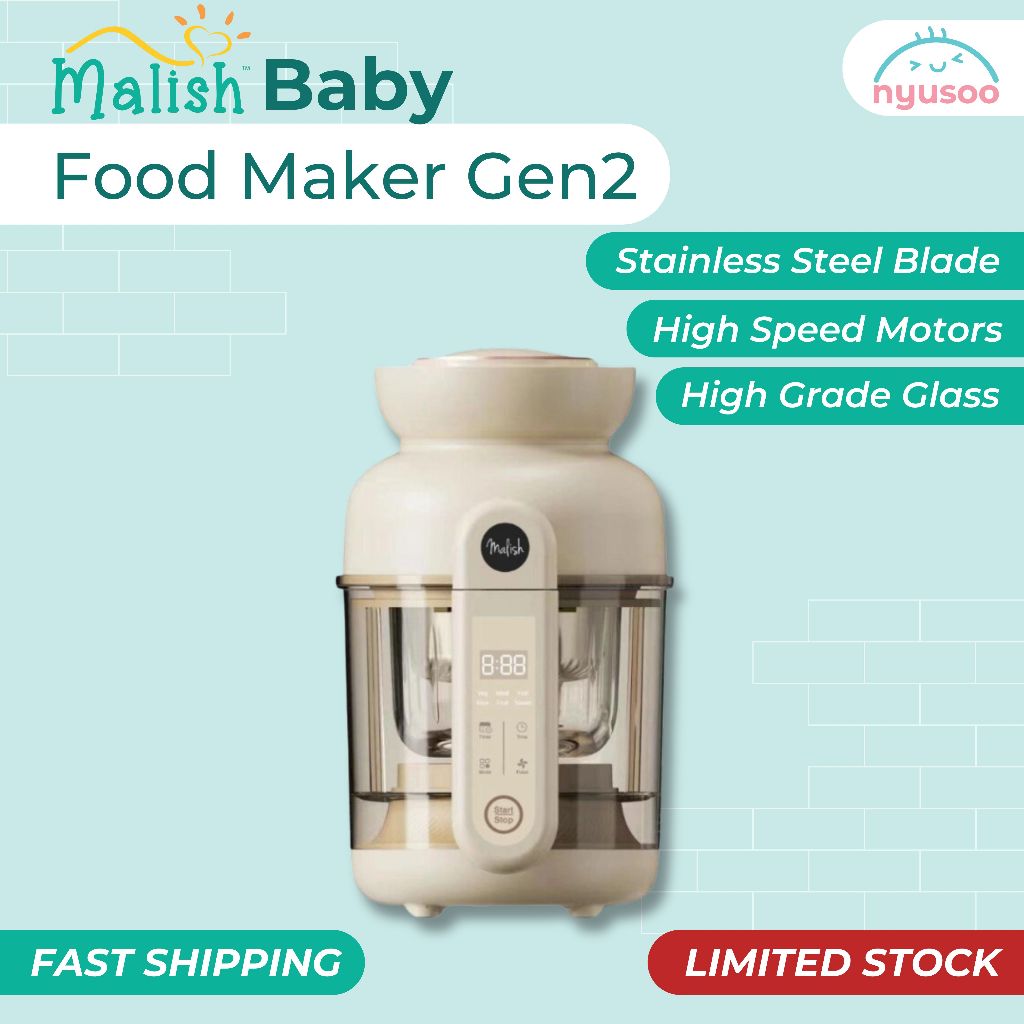 Malish Smart Multi-Functional Baby Food Processor Gen 2 | Shopee Malaysia