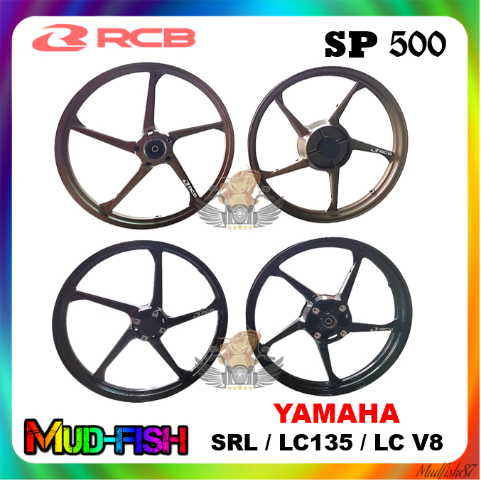 RCB SP500 SPORT WHEEL RIM FOR YAMAHA Y125Z LC135 NEW 5S V8 FI 160X17 ...