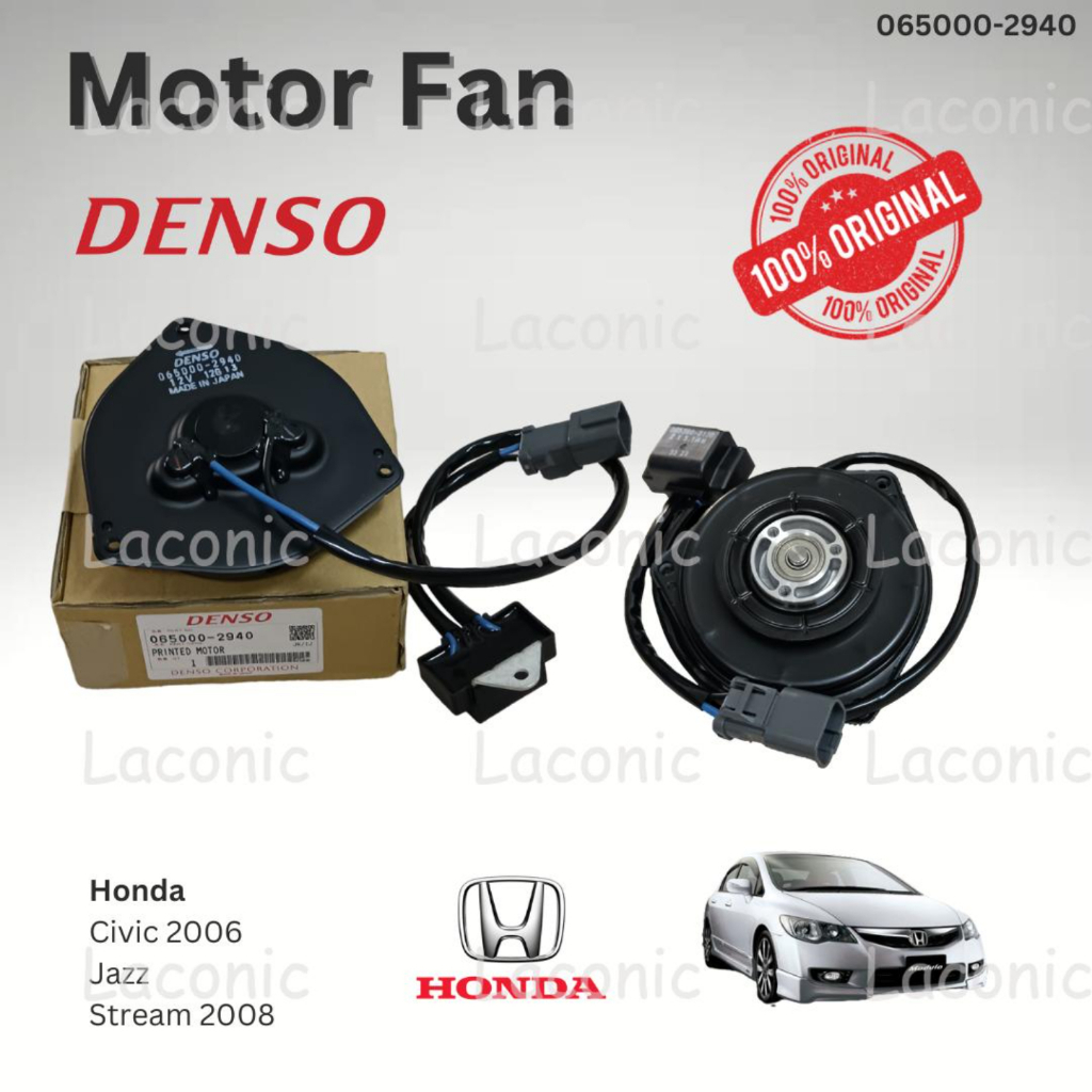 Denso Condenser Fan Motor Honda Civic / Jazz / Stream (065000-2940) | Shopee Malaysia