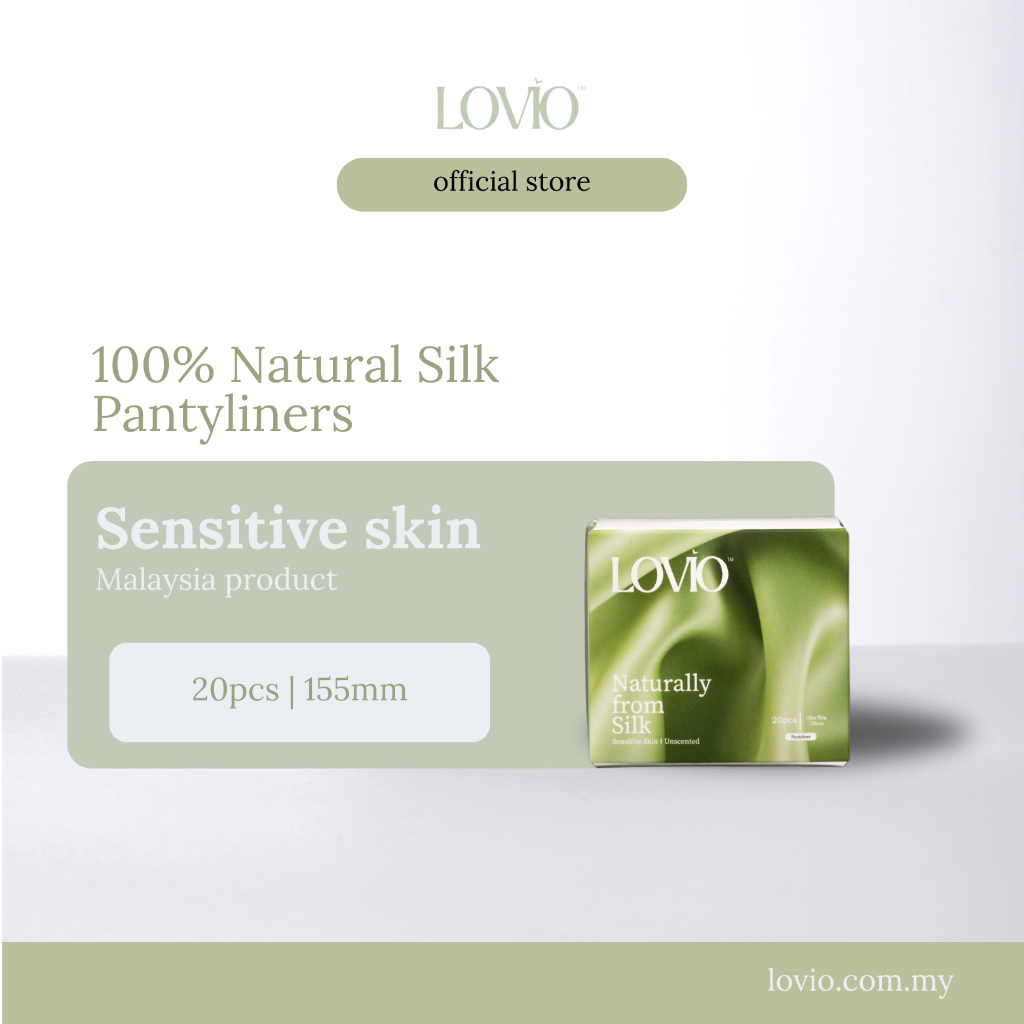 Lovio's Premium Silk Sanitary Pad - Pantyliners (155mm) | Shopee Malaysia