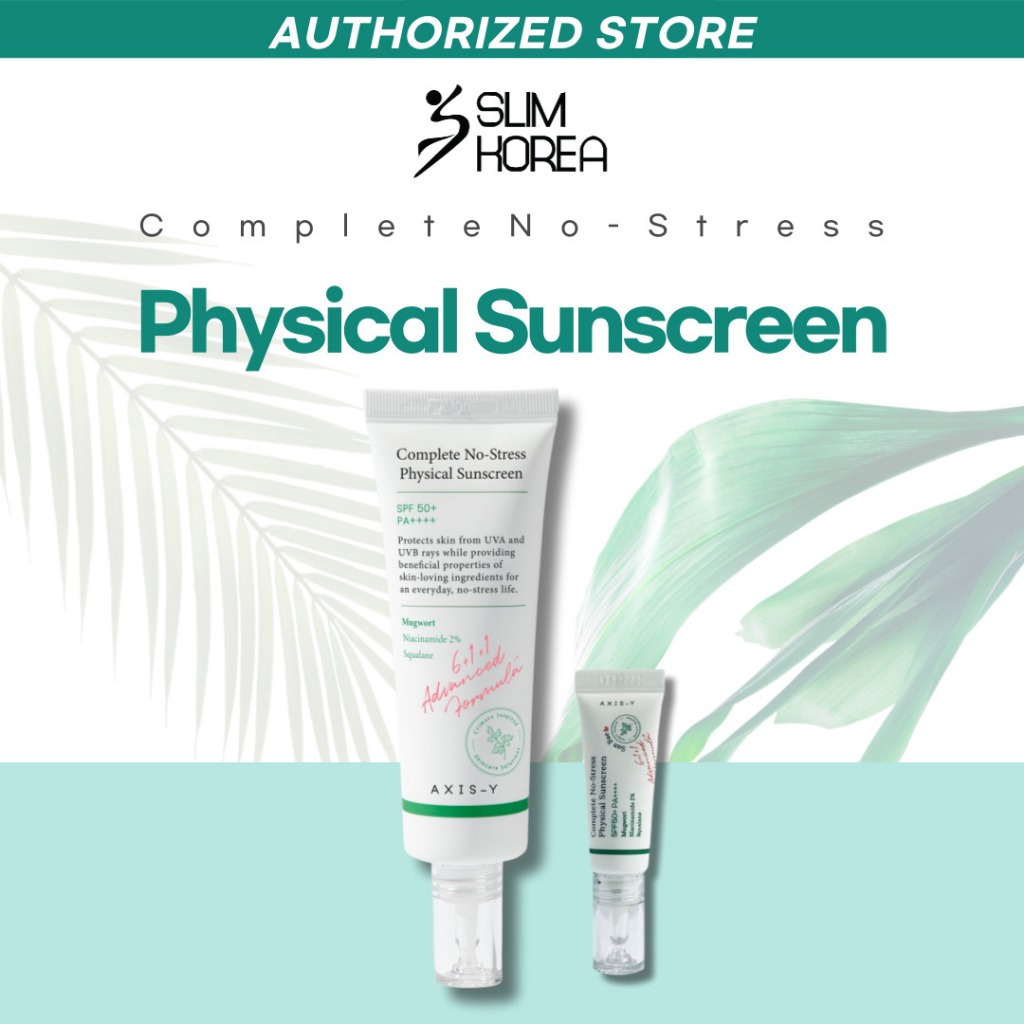 Axis-Y Complete No-Stress Physical Sunscreen Krim Matahari Fizikal SPF ...