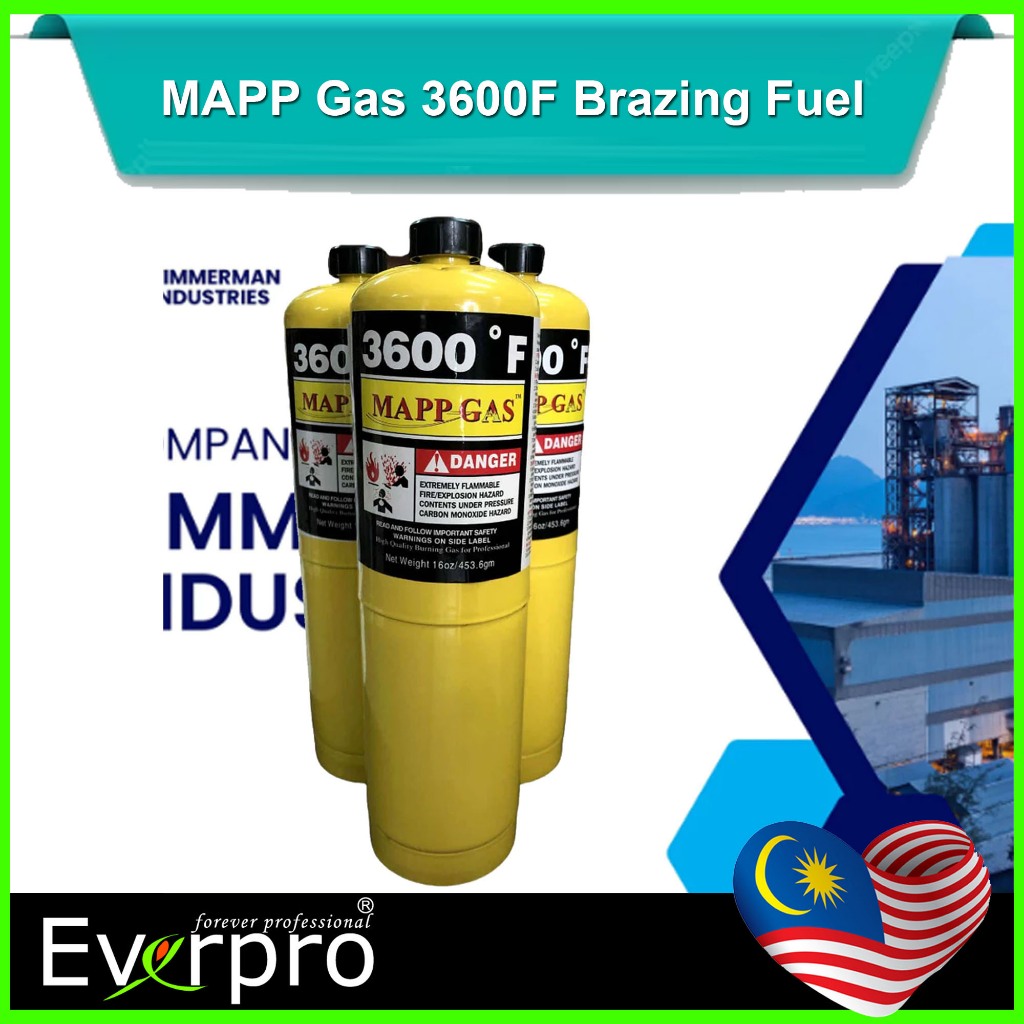 MAPP Gas 3600°F Brazing Fuel | Shopee Malaysia