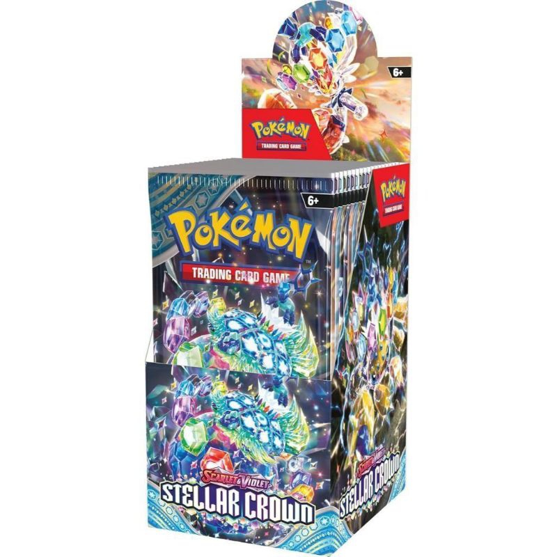 Pokémon TCG: Scarlet & Violet-Stellar Crown SV7 Half Booster Box (18 ...