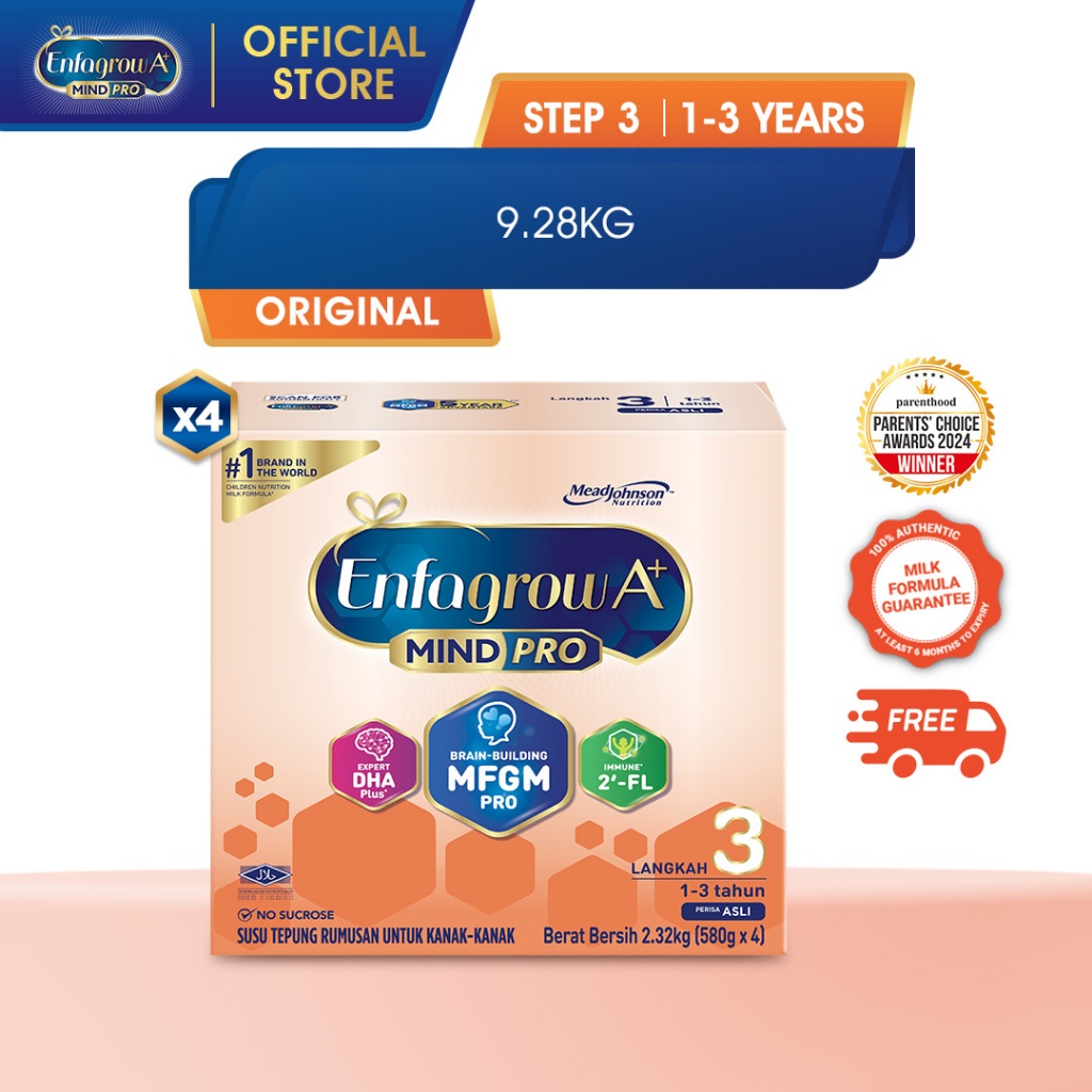 Enfagrow A+ Step 3 - Original Milk Formula Powder (9.28kg) | Shopee ...