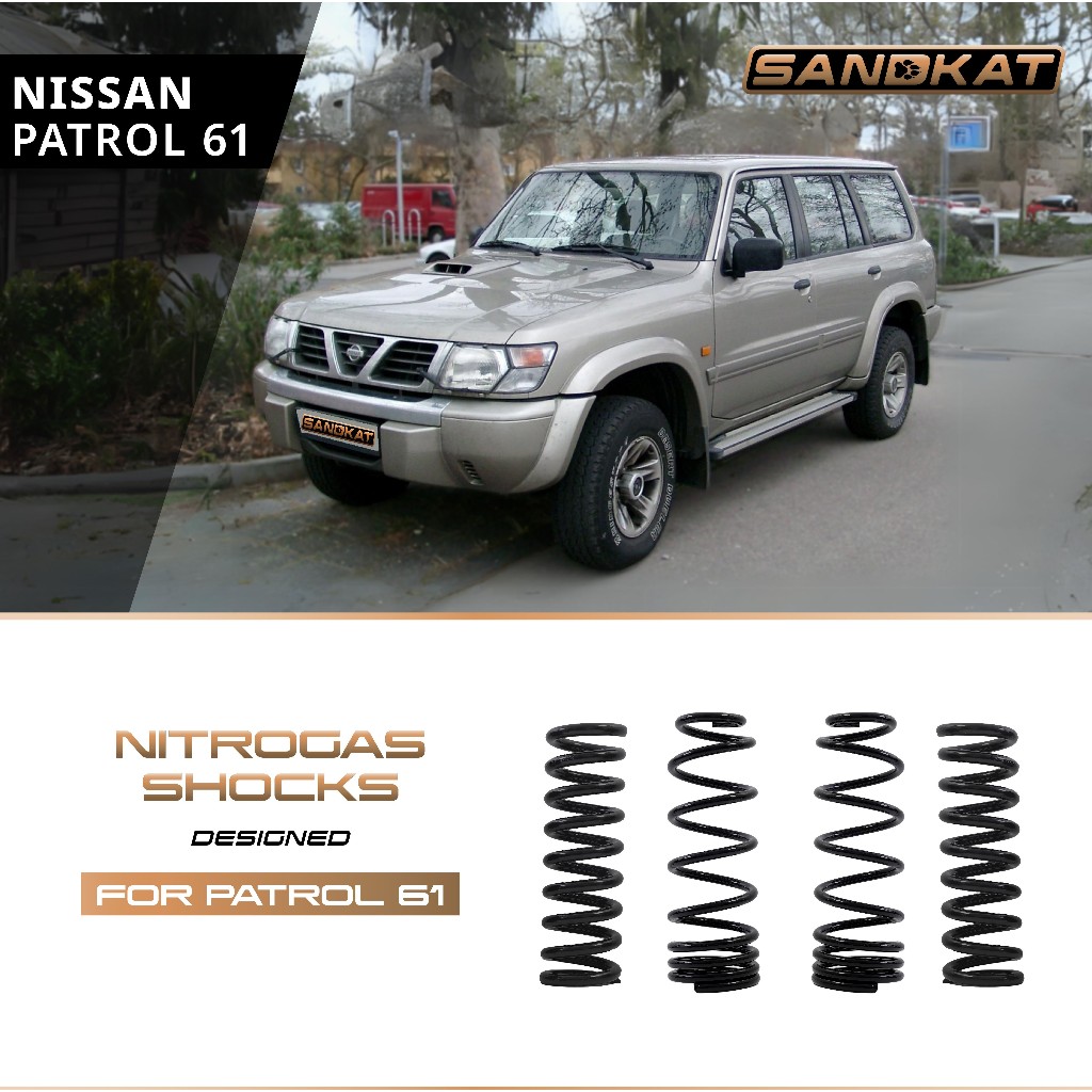 Sandkat 4x4 Nissan Patrol Y60 Y61 2" 3" 4"Coil Spring per pair | Shopee ...