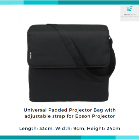 Universal Projector Bag for Epson EB-X05, EB-X06, EB-E10, EB-X51, EB ...