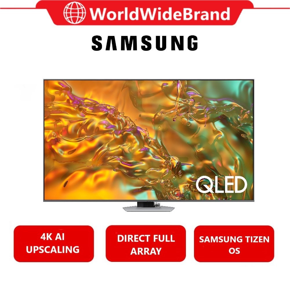 SAMSUNG 85" Q80D QLED 4K SMART TV (2024) | QA85Q80DAKXXM / 75" Q80D QLED 4K SMART TV (2024 ...