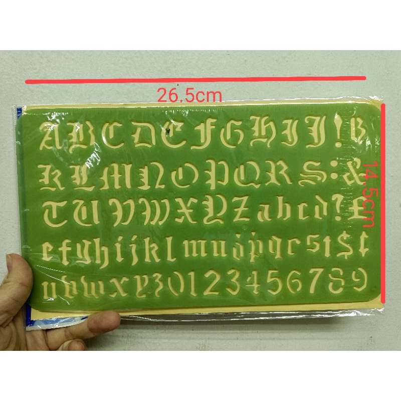 Lettering Template Alphabet Number (ABC / 123) | Shopee Malaysia