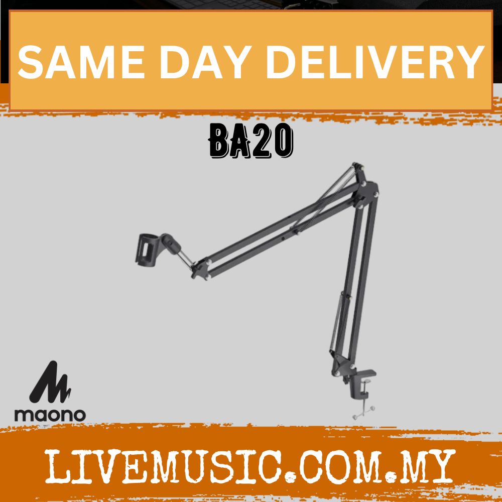 Maono BA20 Microphone Suspension Boom Scissor Arm Stand - ( BA 20 / BA ...