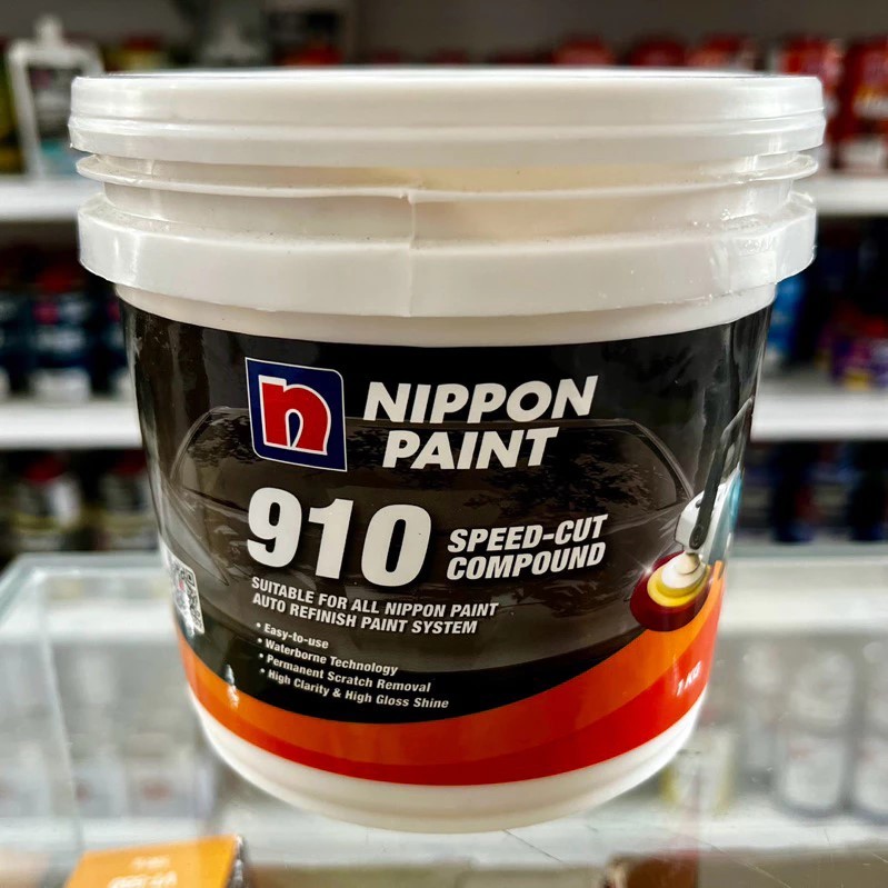 Nippon Paint 910 Speed-Cut Compound 1KG/Ubat Polish Kereta | Shopee ...