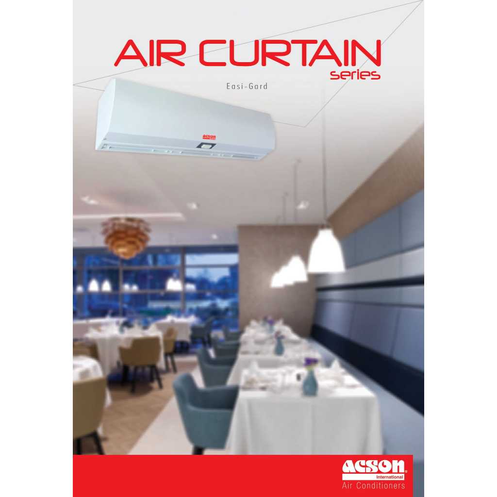 ACSON AIR CURTAIN EASI-GARD 4 FEET SERIES ACA410D (Non-Air Conditioner) | Shopee Malaysia