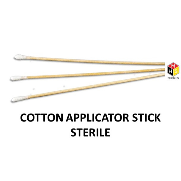 COTTON APPLICATOR STICK STERILE - 1 PACK/10s | Shopee Malaysia