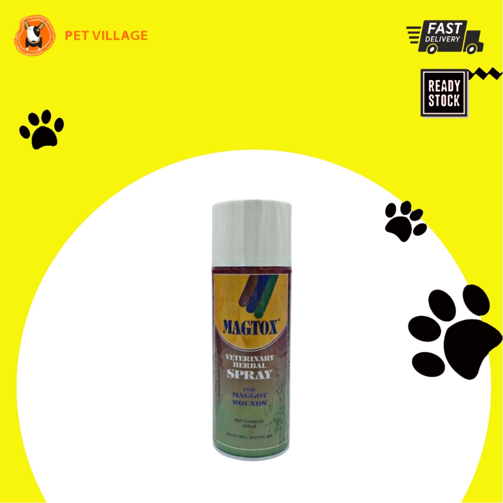 MAGTOX Veterinary Herbal Spray For Maggot Wounds 400ml | Shopee Malaysia