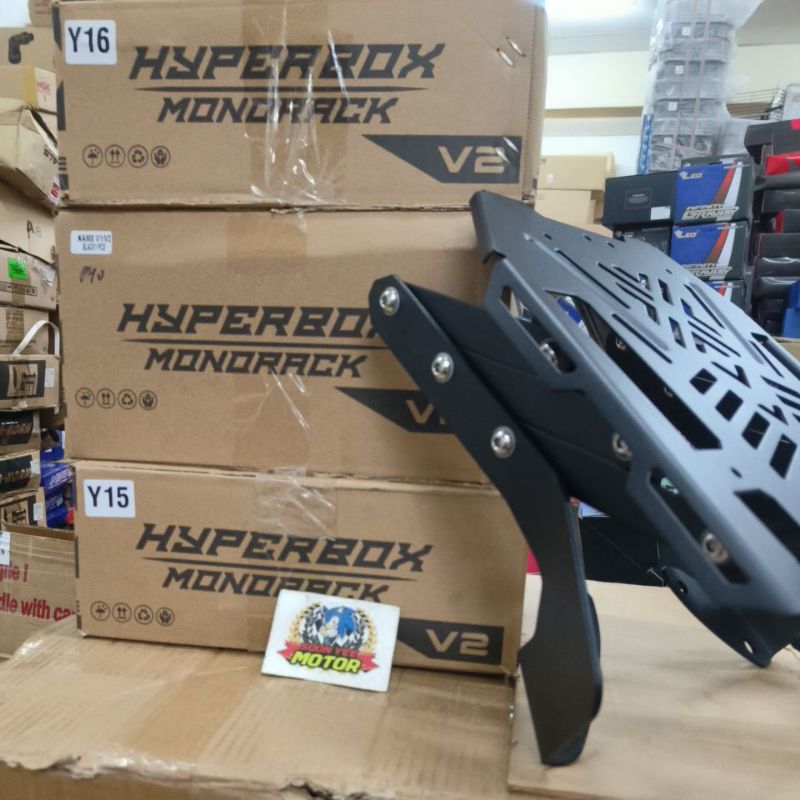 Rack lipat HyperBox Monorack Y15/Y16ZR/NmaxV1/V2 | Shopee Malaysia