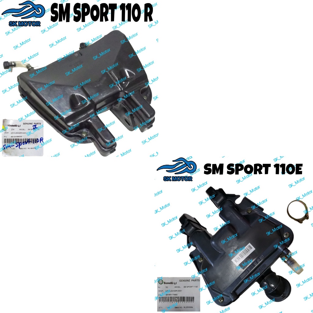 Benelli SM SPORT 110 R E Original Air Filter Box Cleaner Kotak Penapis ...