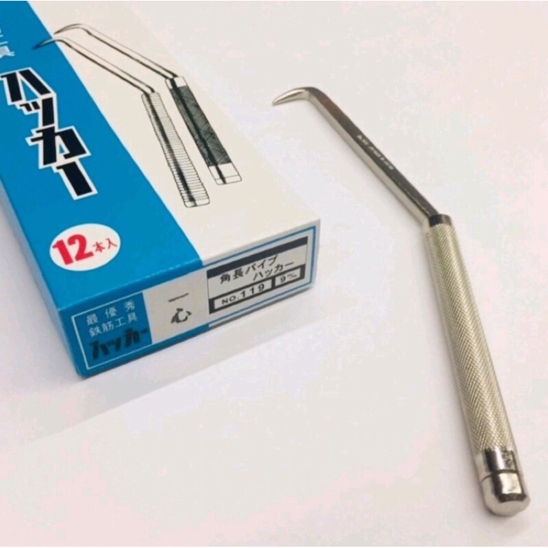 No.119 JAPAN ISSHIN Wire Twister Tie Up Square Tube Hook 10" Japan Hook ...