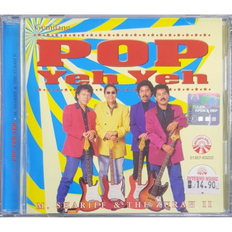 M.Shariff & The Zurah II - Pop Yeh Yeh (CD) | Shopee Malaysia