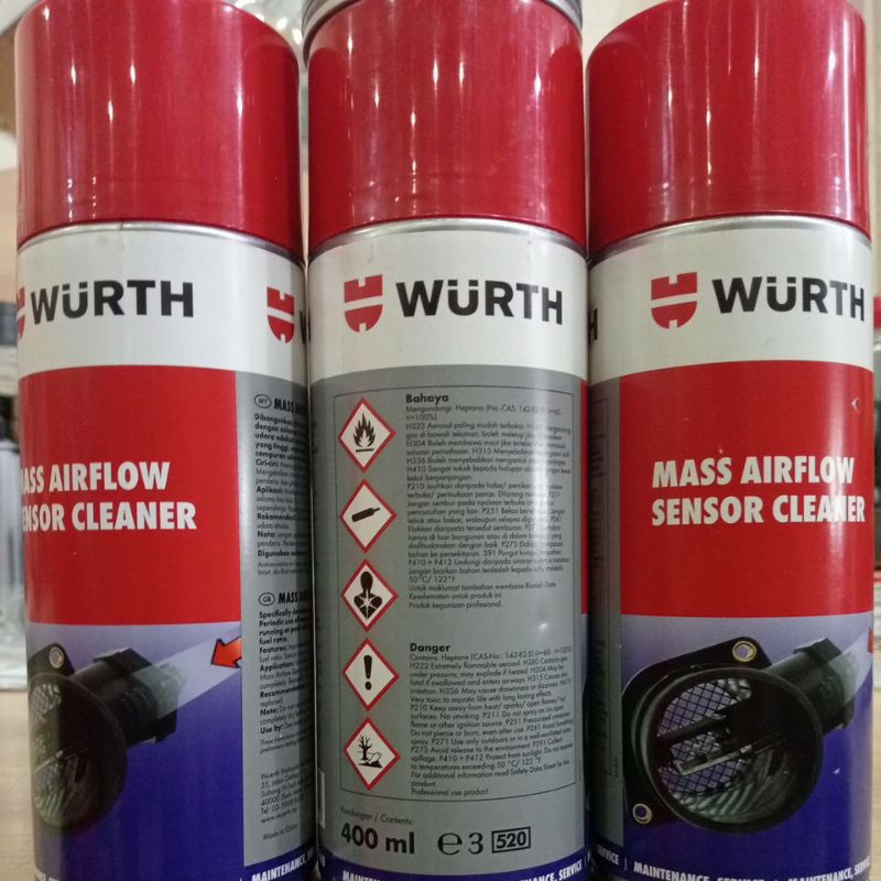 Wurth MASS Airflow Sensor Cleaner [400ml] | Shopee Malaysia