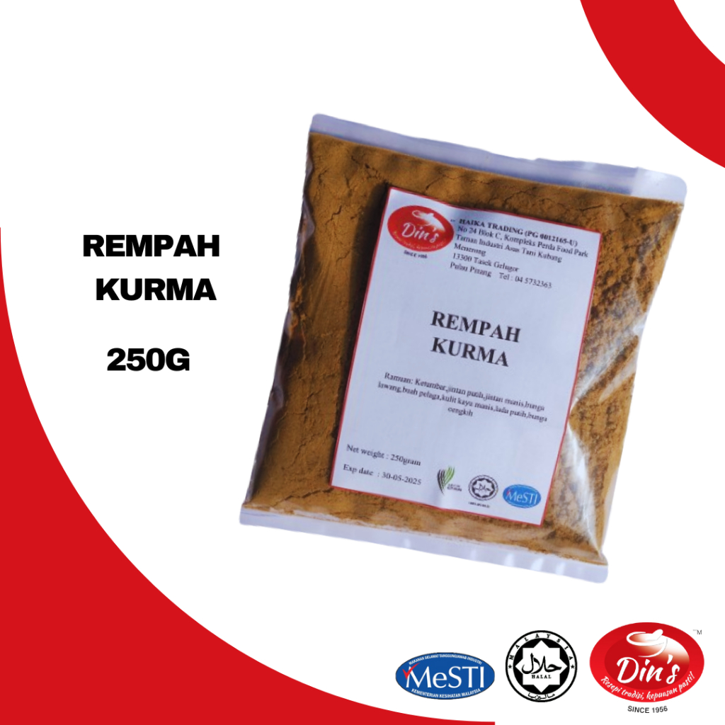 Rempah Kurma DIN'S (250G) | Shopee Malaysia